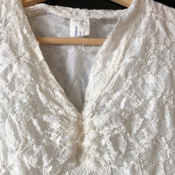 Vintage | Dresses | Antique German Lace Wedding Dress Gown Vintage Old ...